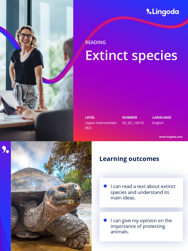 Extinct Species | PDF | Extinction | Endangered Species