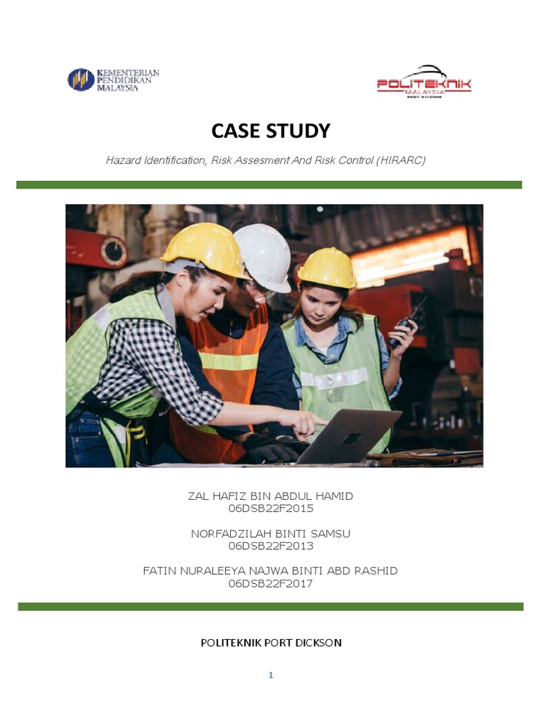 HIRARC Case Study on JKA Office Risks | PDF
