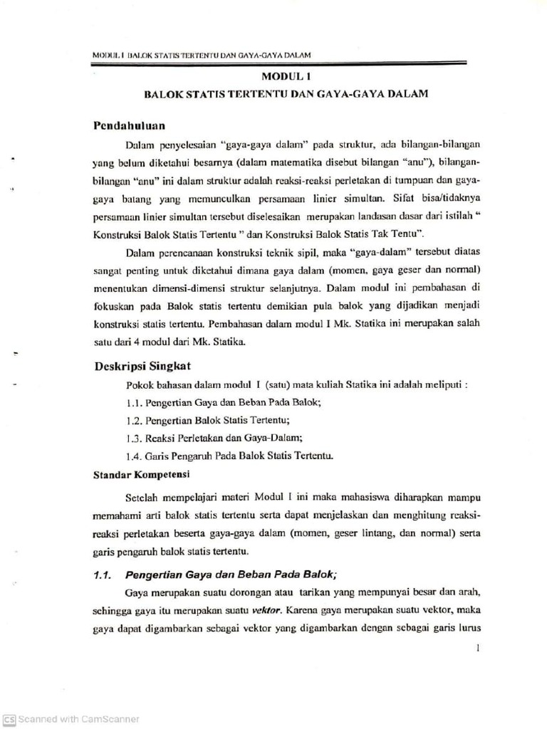 BK-2.-Gaya-dan-Resultan-Gaya (Statika) | PDF