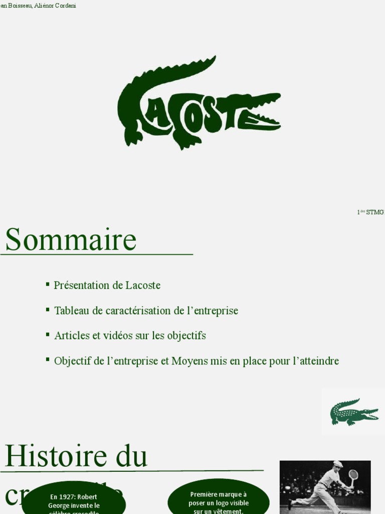 Lacoste | PDF | Business | Économie