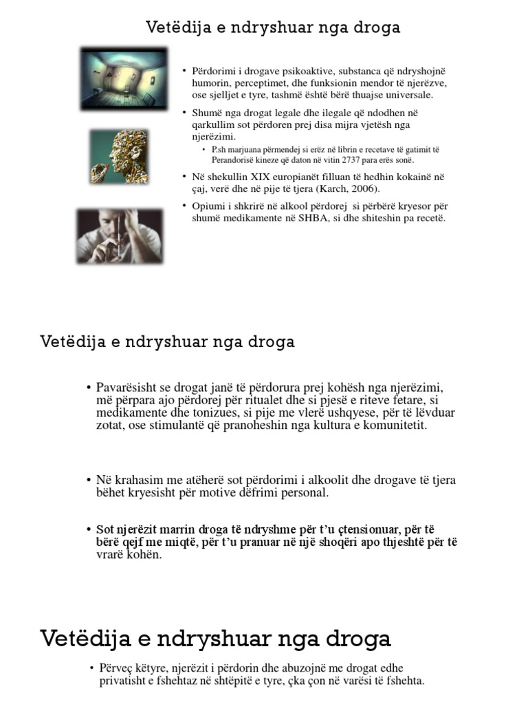 Vetëdija e Ndryshuar Nga Droga | PDF