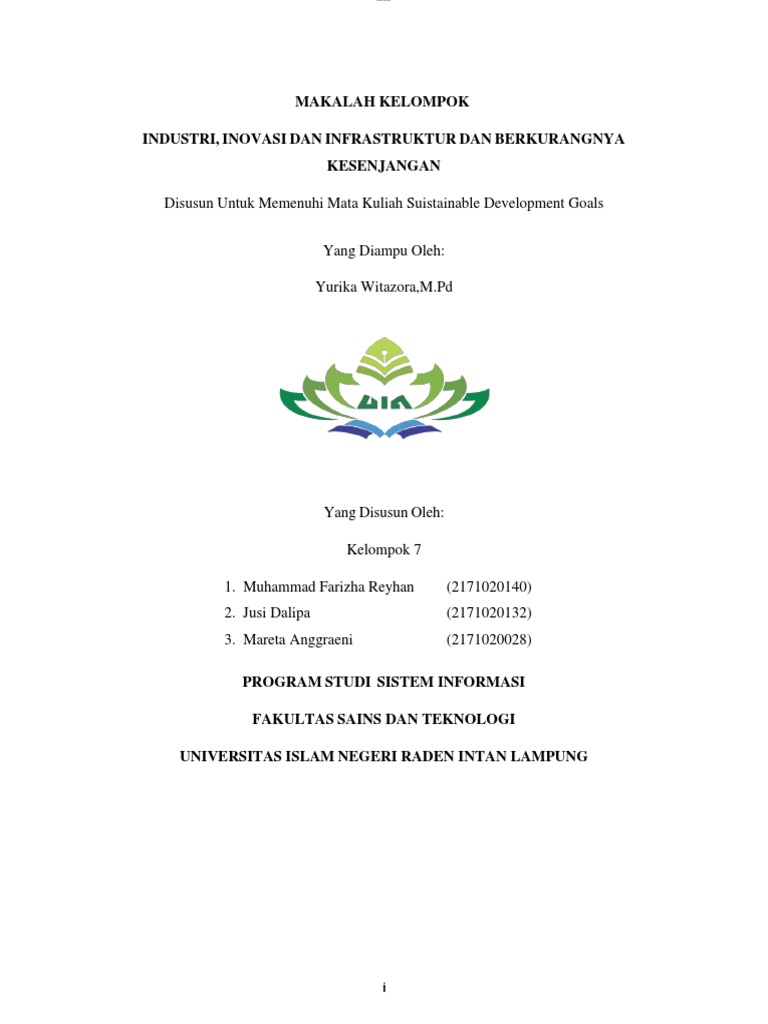Makalah Kelompok 7 SDGS | PDF