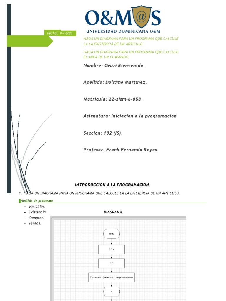 Diagramas de Programas en Visual Basic | PDF | Programación de computadoras | Ingeniería de software