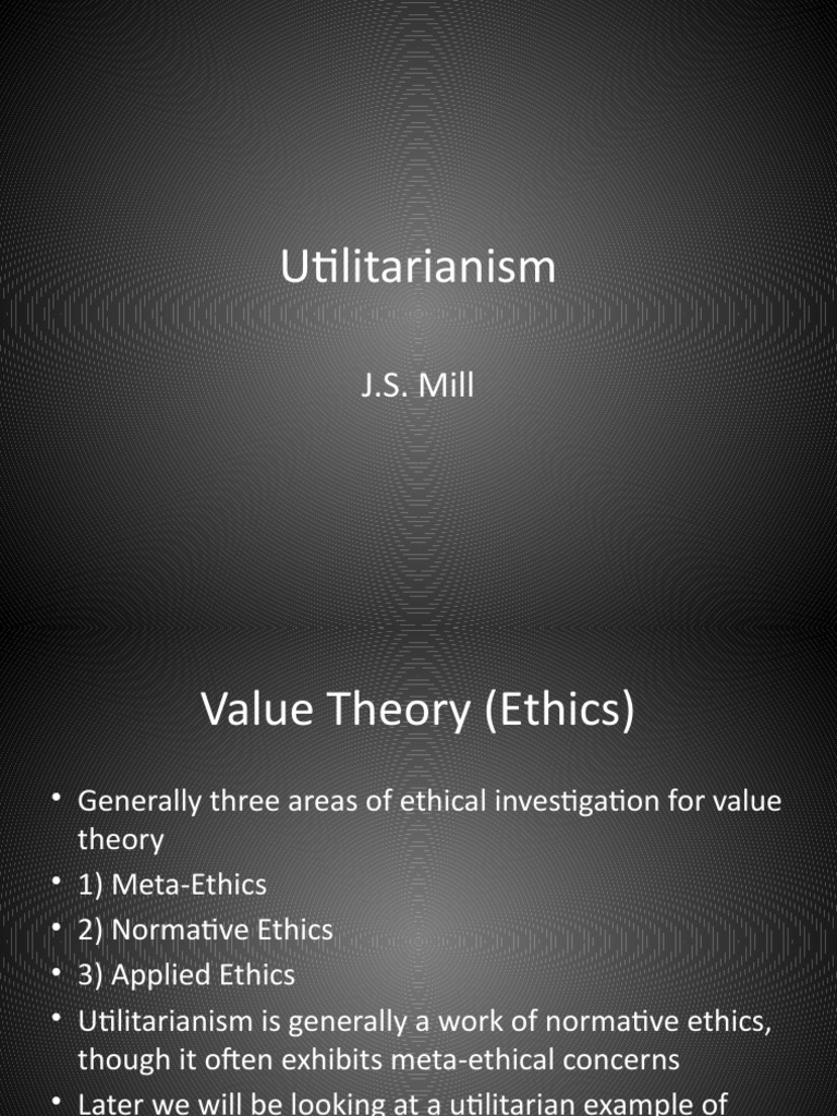 Utilitarianism: J.S. Mill | Download Free PDF | Utilitarianism | John ...