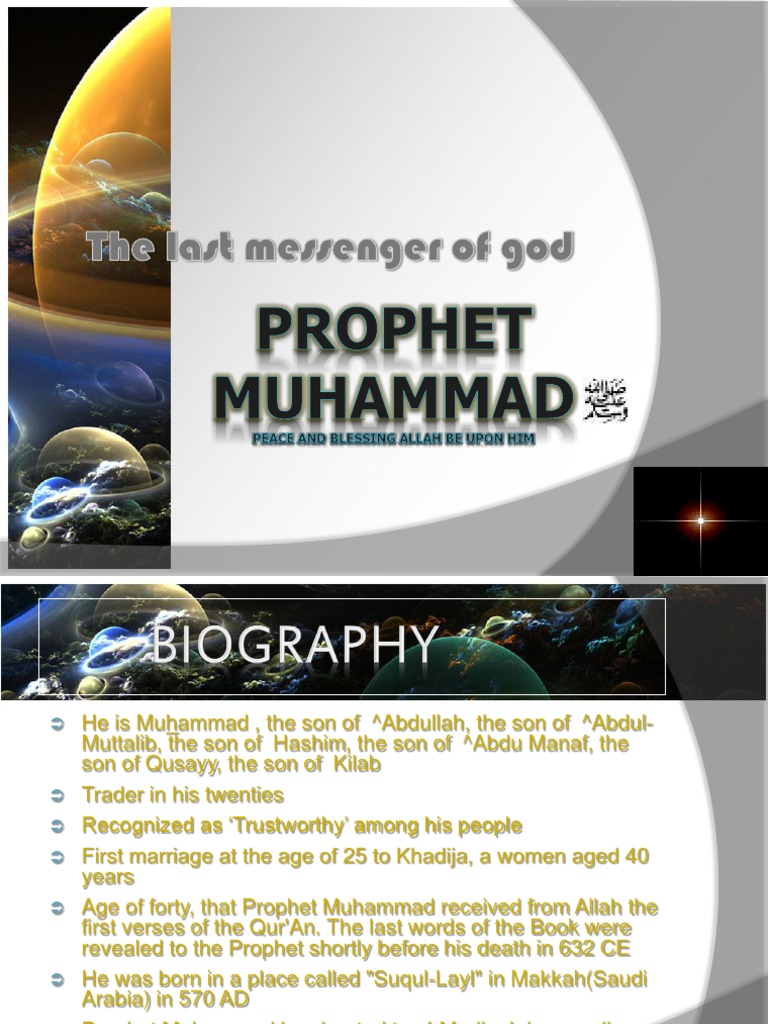 Prophet Muhammad S.A.W | PDF | God In Islam | Muhammad