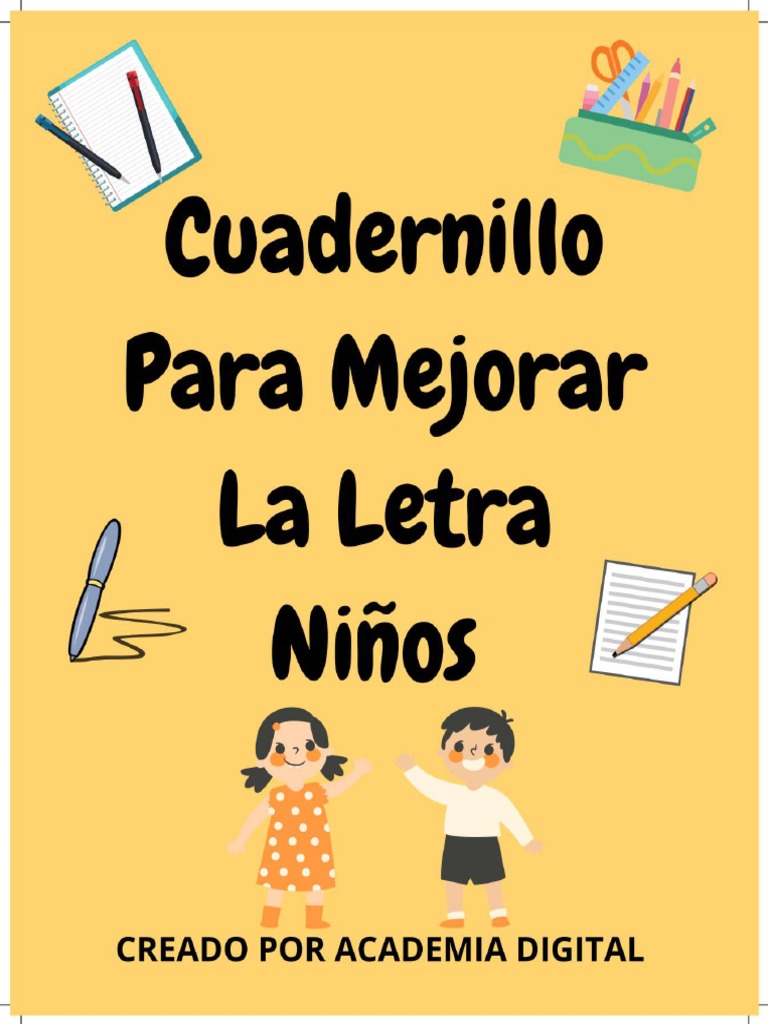 Cuadernillo para Mejorar La Letra Niños | PDF