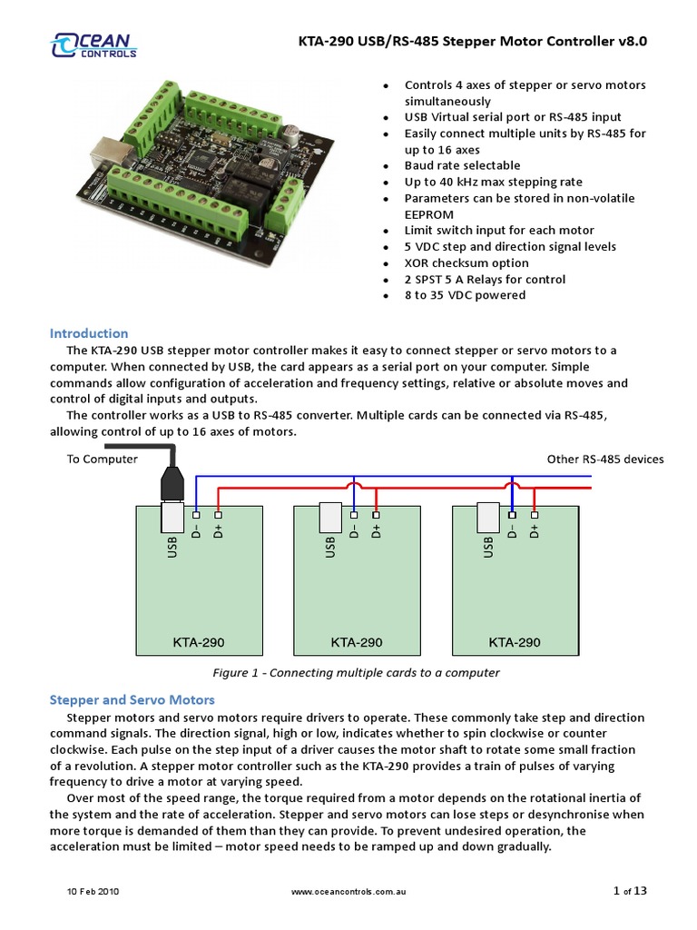 KTA-290 Manual - NOT RSPD | PDF | Electric Motor | Parameter (Computer Programming)