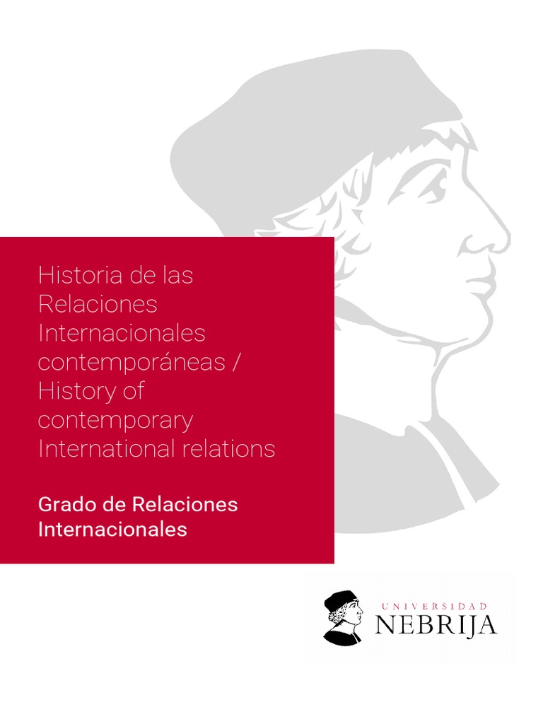 Historia de Las Relaciones Internacionales Contemporáneas / History of ...