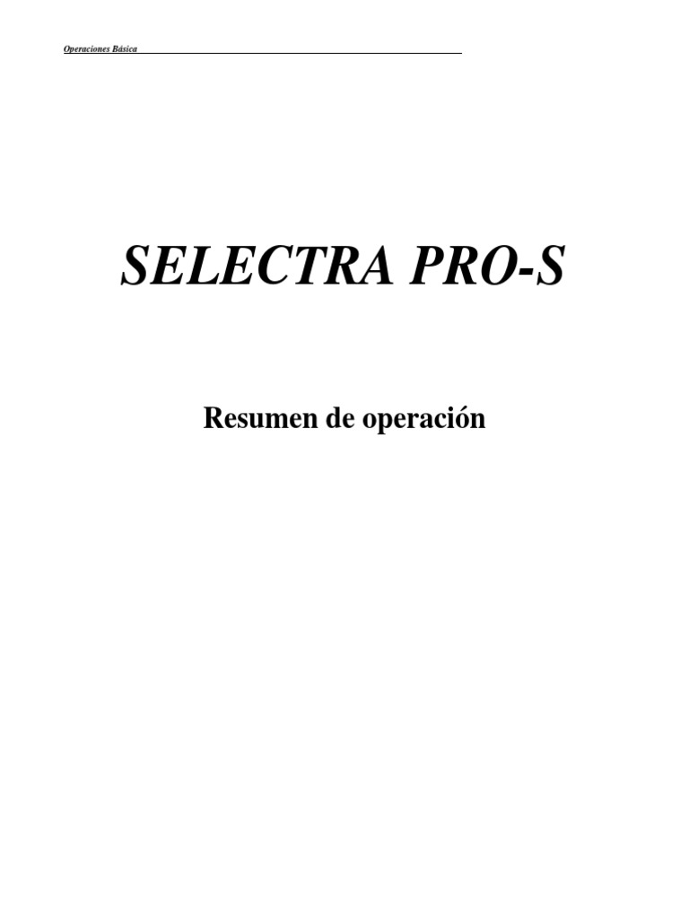 Guia Selectra Pro S | PDF | Agua