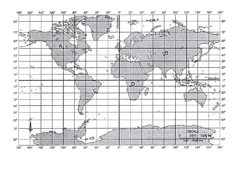 Mapamundi Red Geografica | PDF