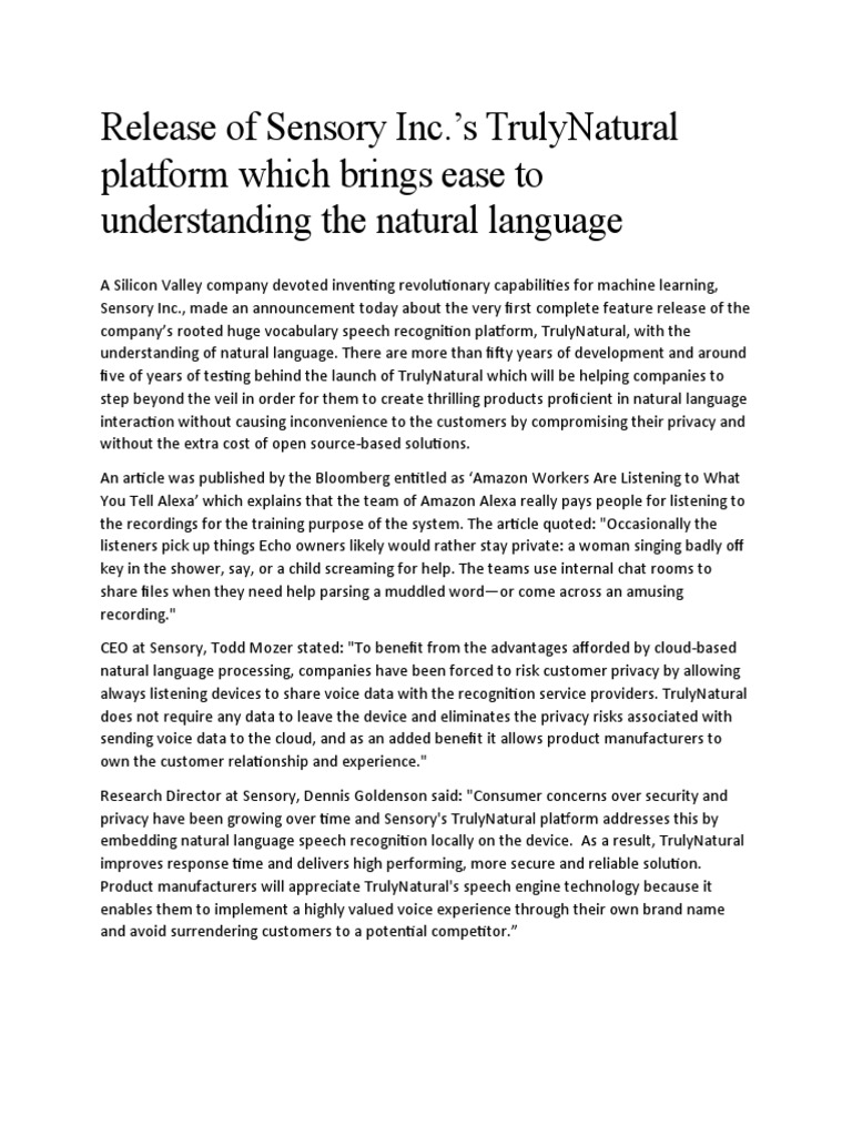 TrulyNatural: Secure Voice Tech Unveiled | PDF