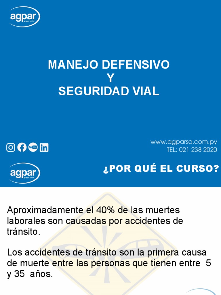 Manejo Defensivo | PDF | Neumático | Accidente de tráfico Manejo Defensivo | PDF | Neumático | Accidente de tráfico