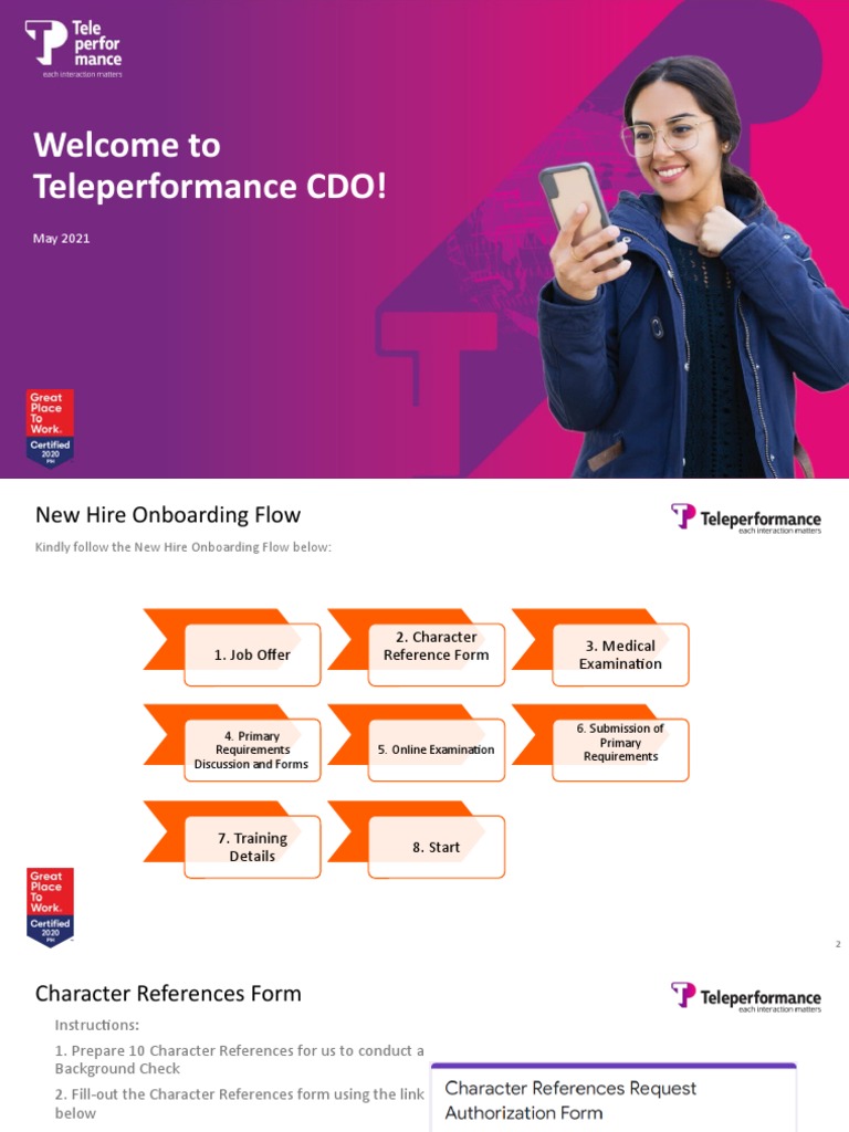 Welcome To Teleperformance CDO! | PDF