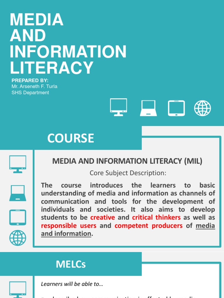 Mil - PPT1 Lesson 1 | PDF | Communication | Mass Media Mil - PPT1 Lesson 1 | PDF | Communication | Mass Media