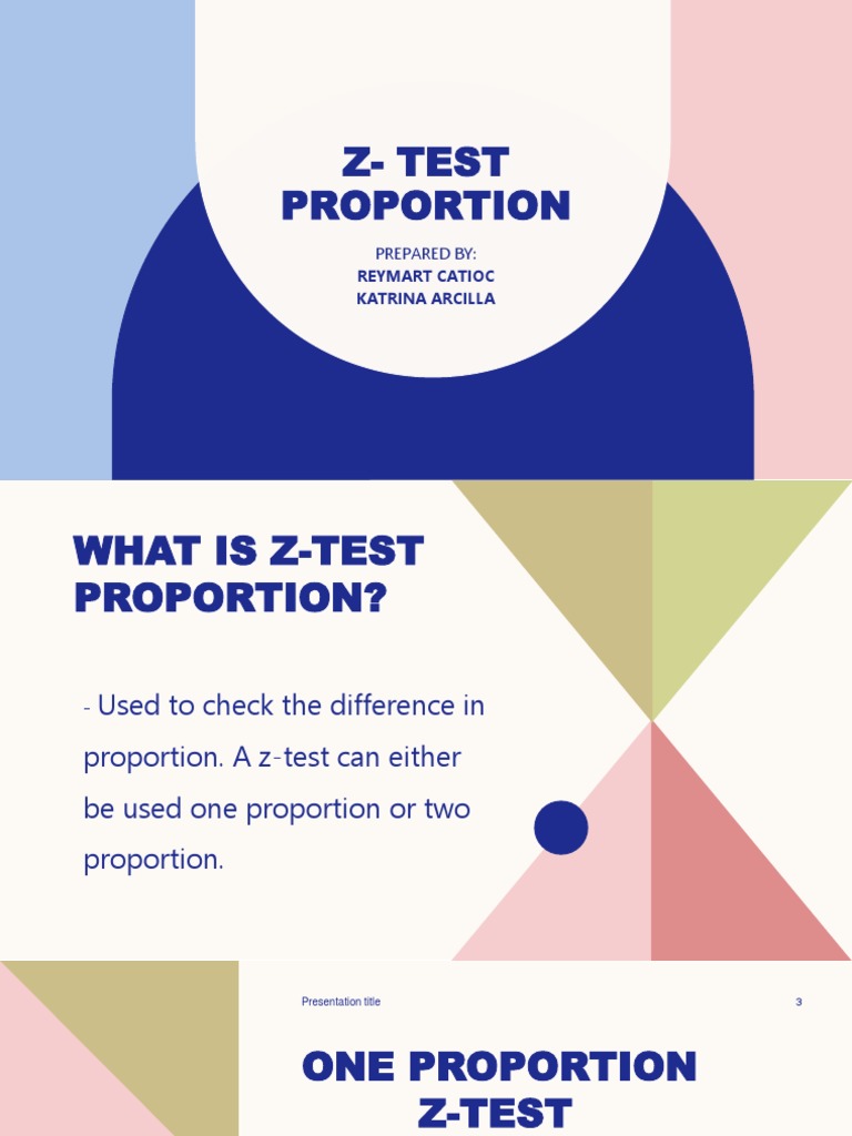 Z-Test for Proportions Guide | PDF | Statistical Significance ...