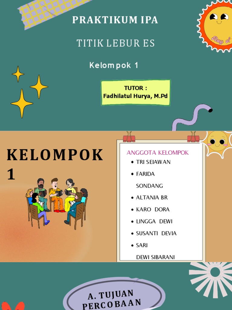 Titik Lebur Es Kelompok 1 | PDF