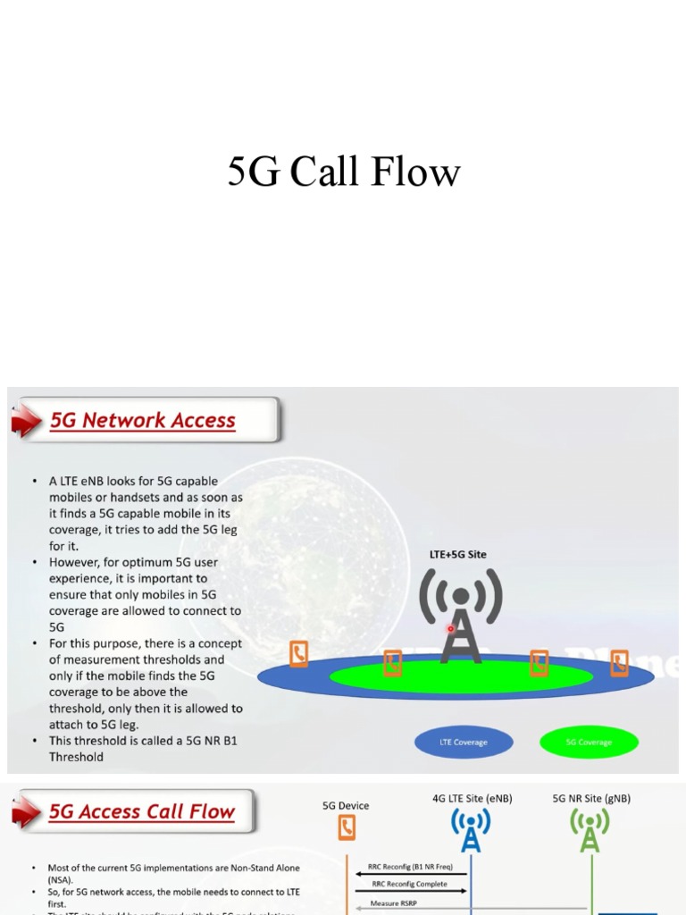 5G Call Flow Overview | PDF