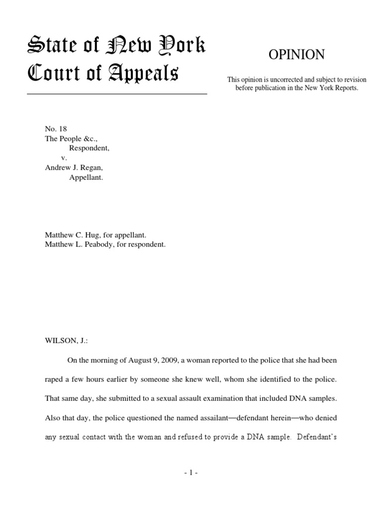 Andrew Regan Decision | PDF | Rape | Prosecutor