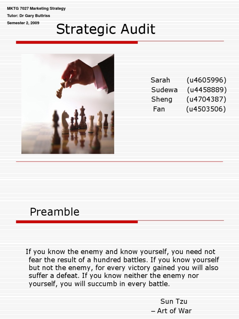 Strategic Audit | Download Free PDF | Competitive Advantage | Strategic ...