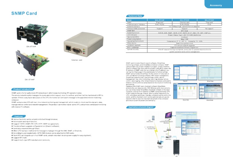 SNMP iDA-ST100E | PDF