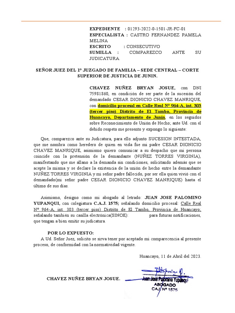 Brayan Caso Tarma - Con Firma Del Dr. Palomino | PDF