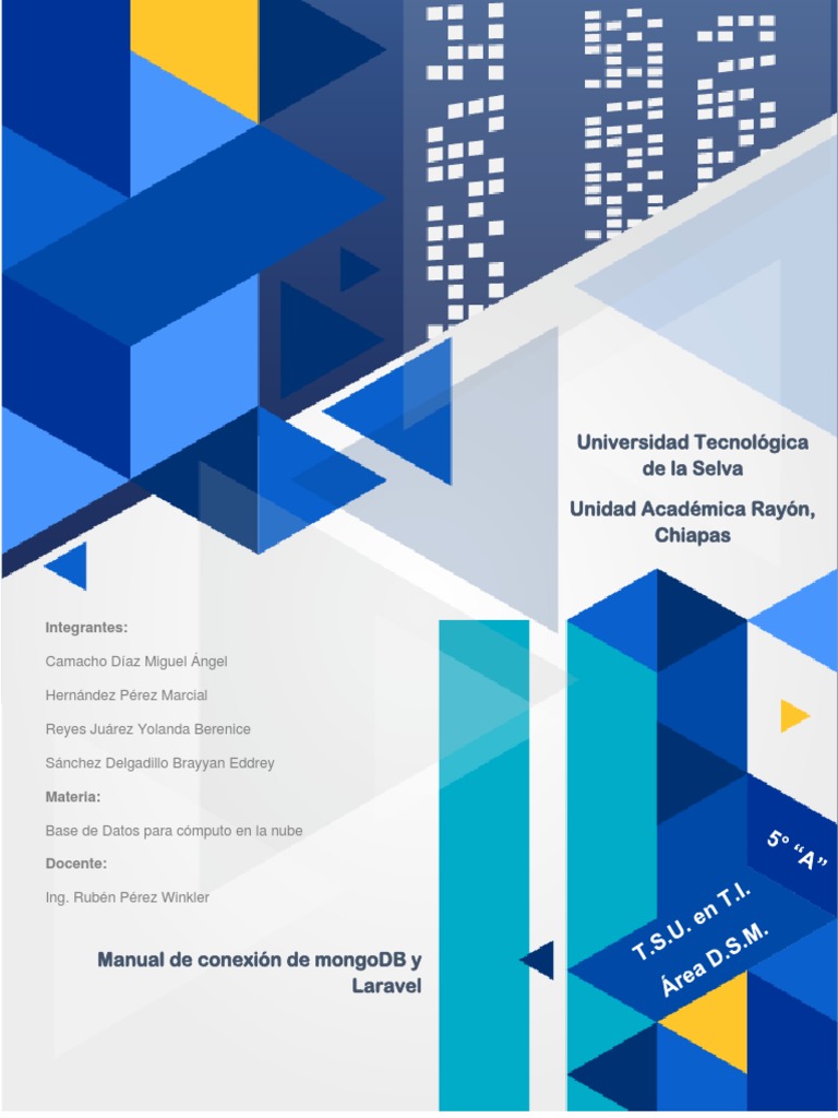 MANUAL DE INSTALACIÓN Y CONEXIÓN DE mongoDB Atlas Con Laravel | Descargar gratis PDF | Mongo Db ...