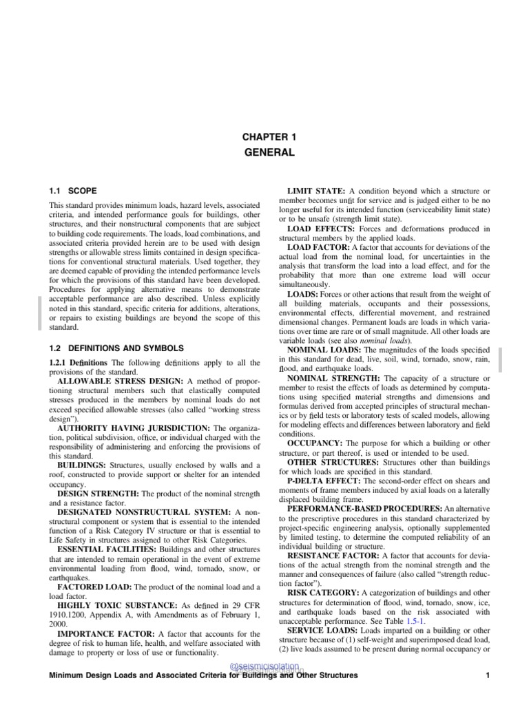 ASCE 7 22 Minimum Design Loads and Associated Criteria For Buildings ...