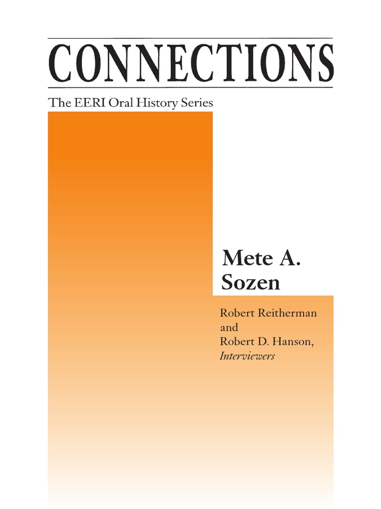 EERI Sozen Oral History ONLINE | PDF | Dardanelles