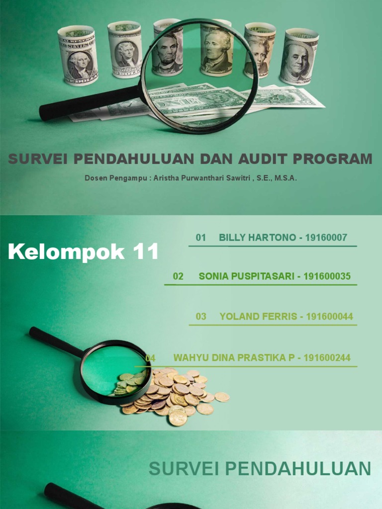 Kel 11 - Survei Pendahuluan Dan Audit Program | PDF