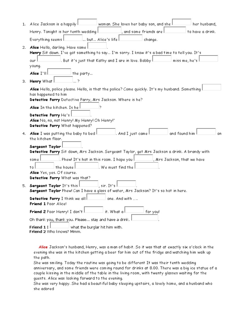 Detective Lesson Story Listen | PDF | Mystery, Thriller & Crime Fiction ...