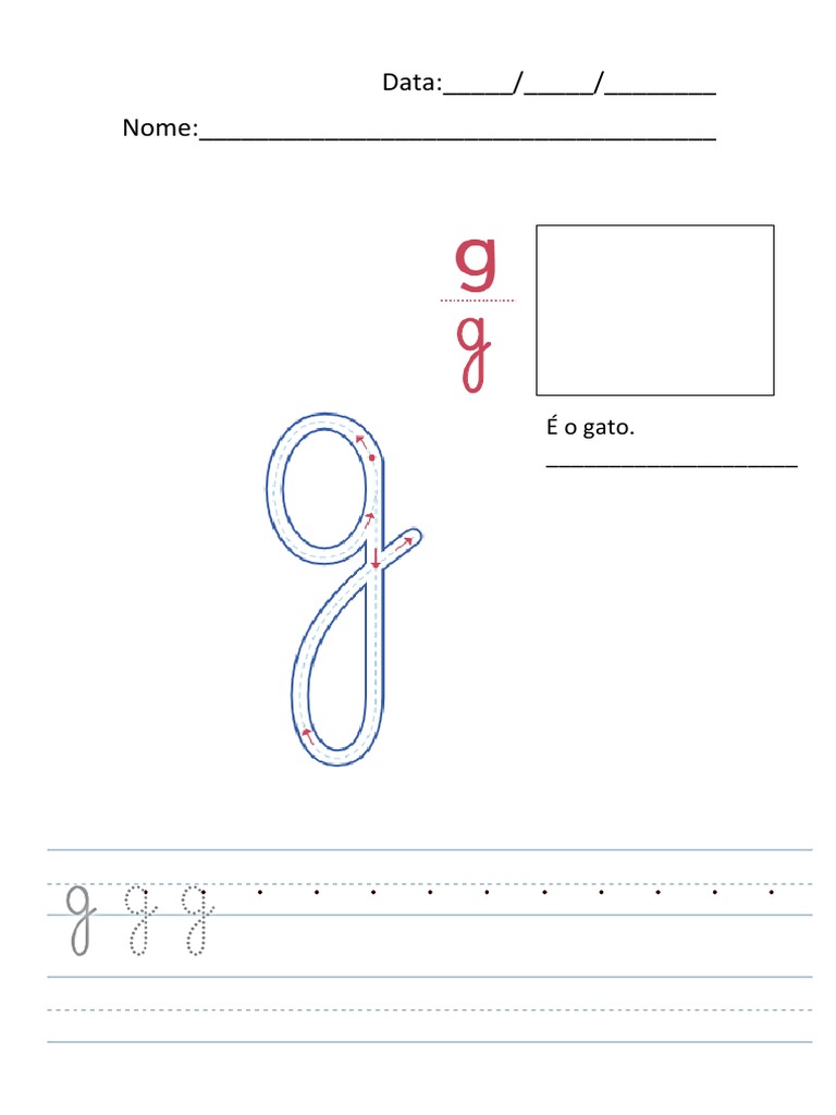 Grafismo Do G Minúsculo | PDF