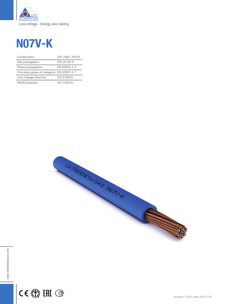 N07V-K Rev005 | PDF | Physical Quantities | Materials Science