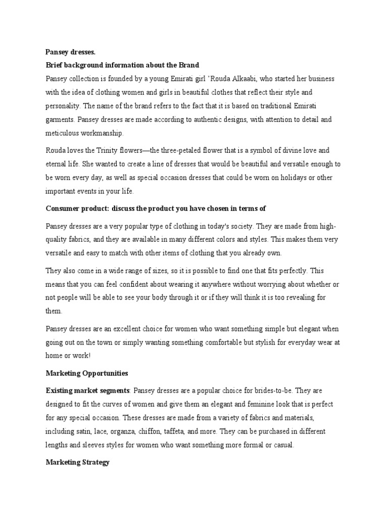 Pansey Dresses, www5586,2200w, RH | PDF | Clothing | Pricing