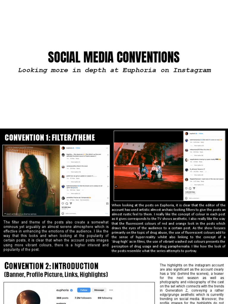 Social Media Conventions | PDF | Social Media | Popular Culture & Media ...