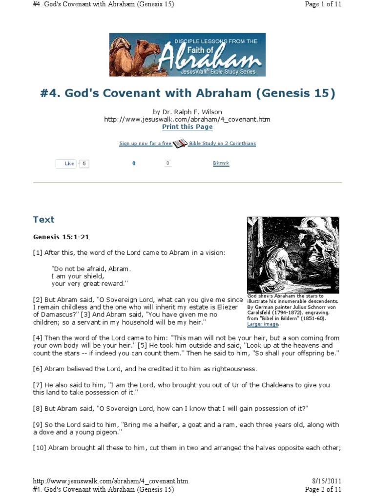 Abraham's Covenant | PDF | Covenant (Biblical) | Righteousness
