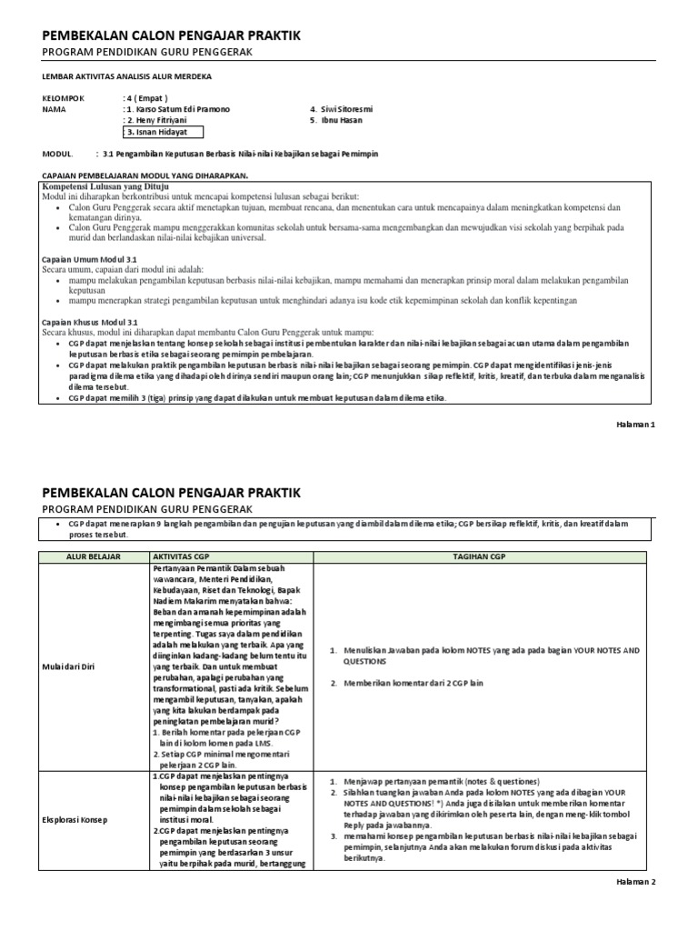 LA Modul 3.1 FIX | PDF