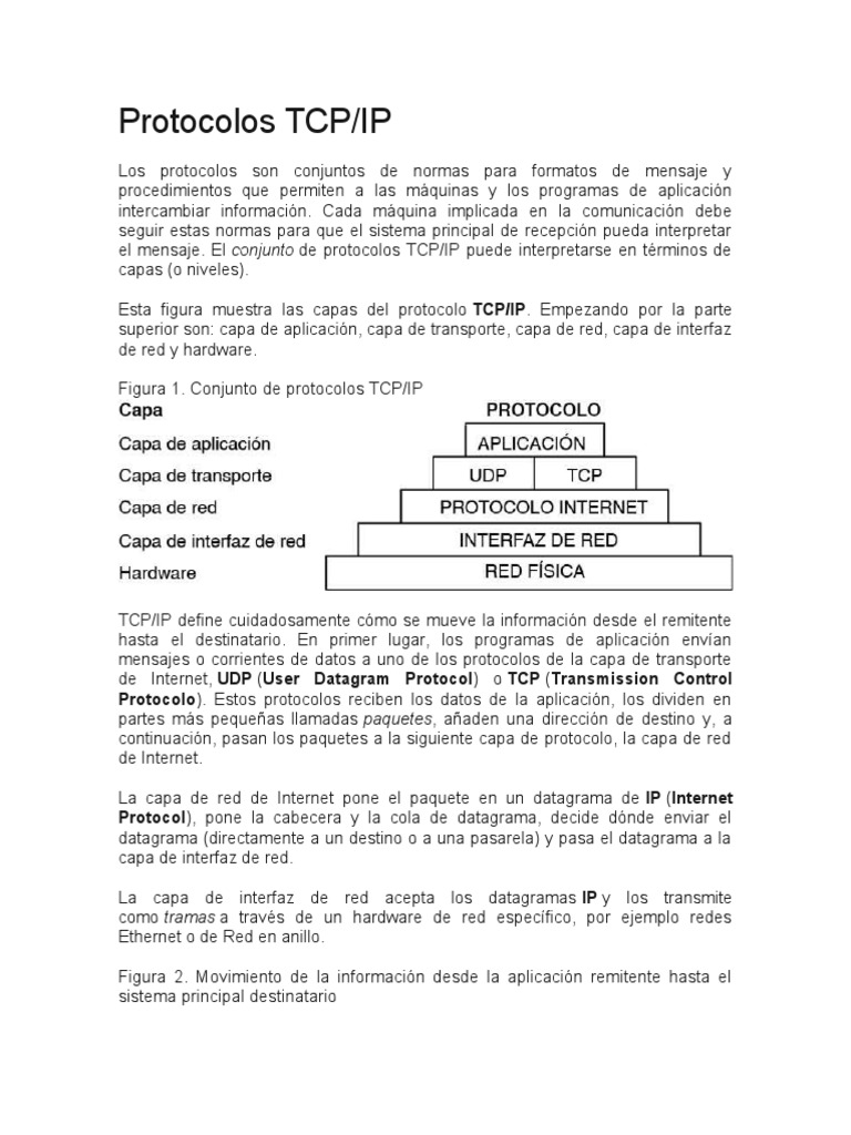 Protocolos TCP | PDF | Informática | Tecnología