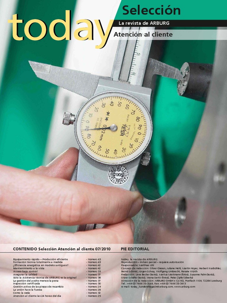 Arburg Today Service 680423 Es | PDF | Uso eficiente de energía