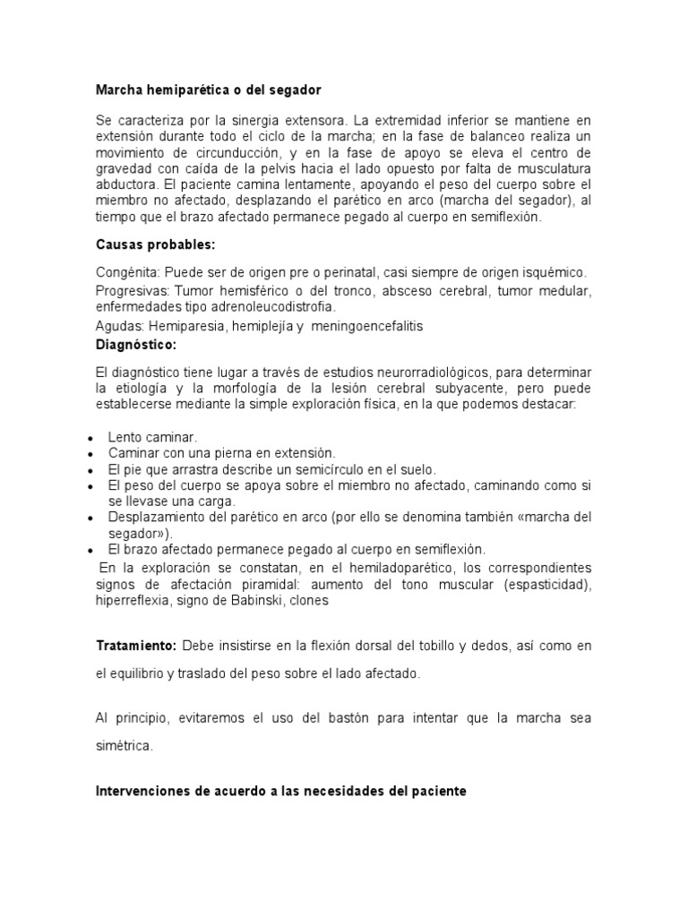 Marcha Hemiparética o Del Segador-2 | PDF
