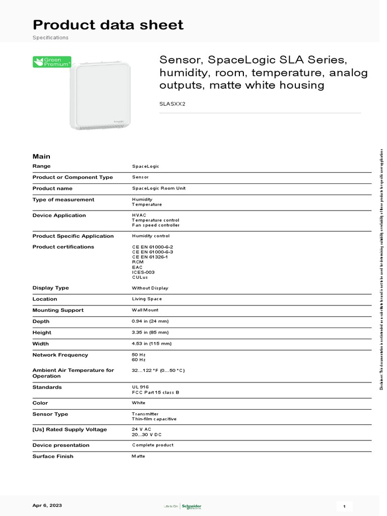 Analog Sensors - SLASXX2 | PDF | Sensor | Electrical Engineering