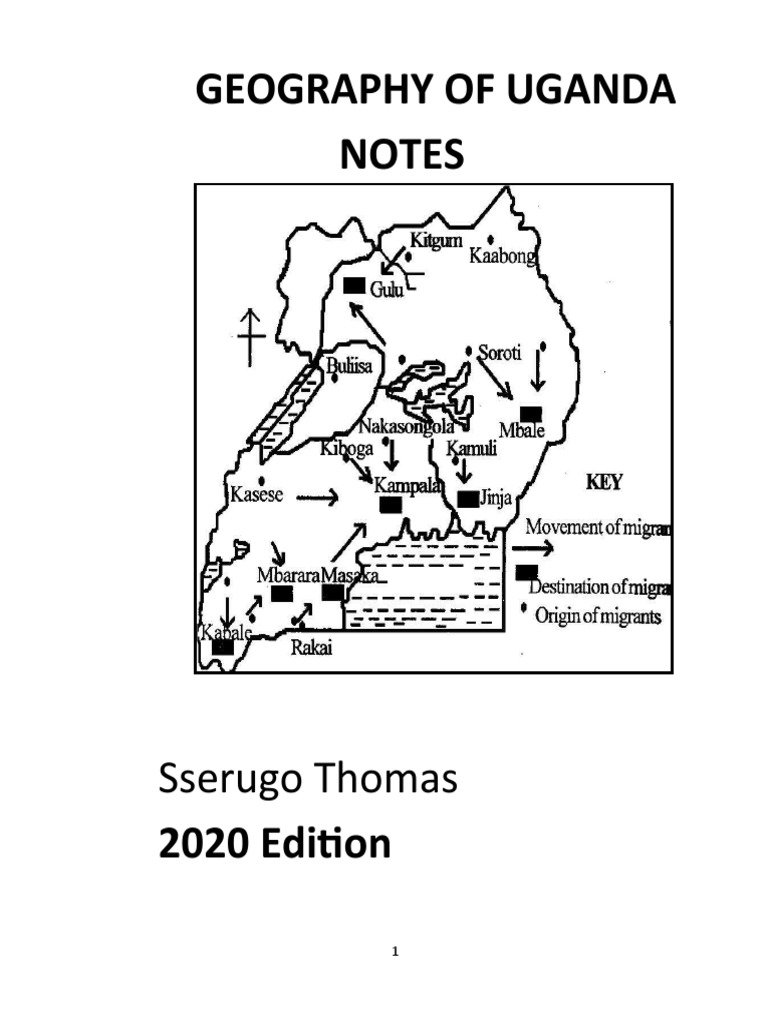 Geography of Uganda Notes: Sserugo Thomas | PDF | Glacier | Volcano