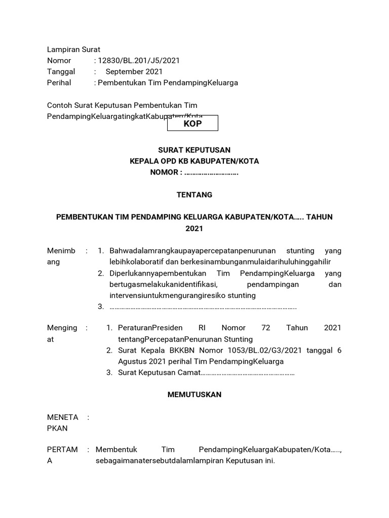 Lampiran TL TPK | PDF