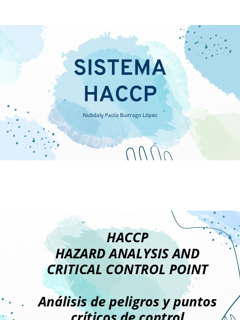 HACCP: Mejora de Inocuidad Alimentaria | PDF | Análisis de Riesgo y Puntos Críticos de Control