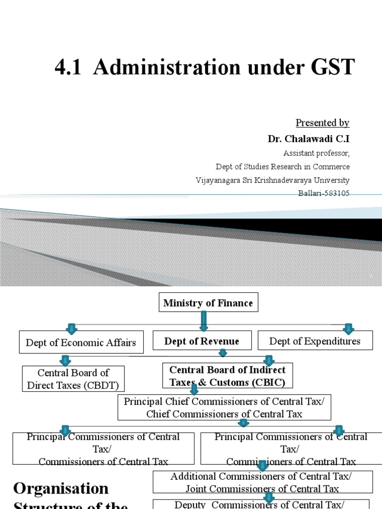 4.1 Administration & Authorities Powes Under GST | PDF | Business