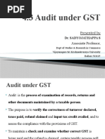 GST Audit Notice - Form ADT-01 | PDF