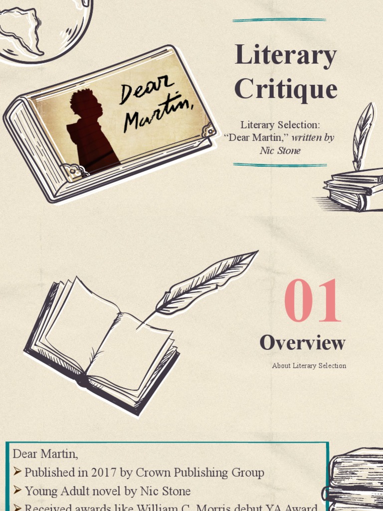 Literary Critique: Literary Selection: "Dear Martin," Written by | PDF ...