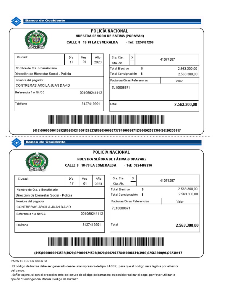 RECIBO DE PAGO | PDF