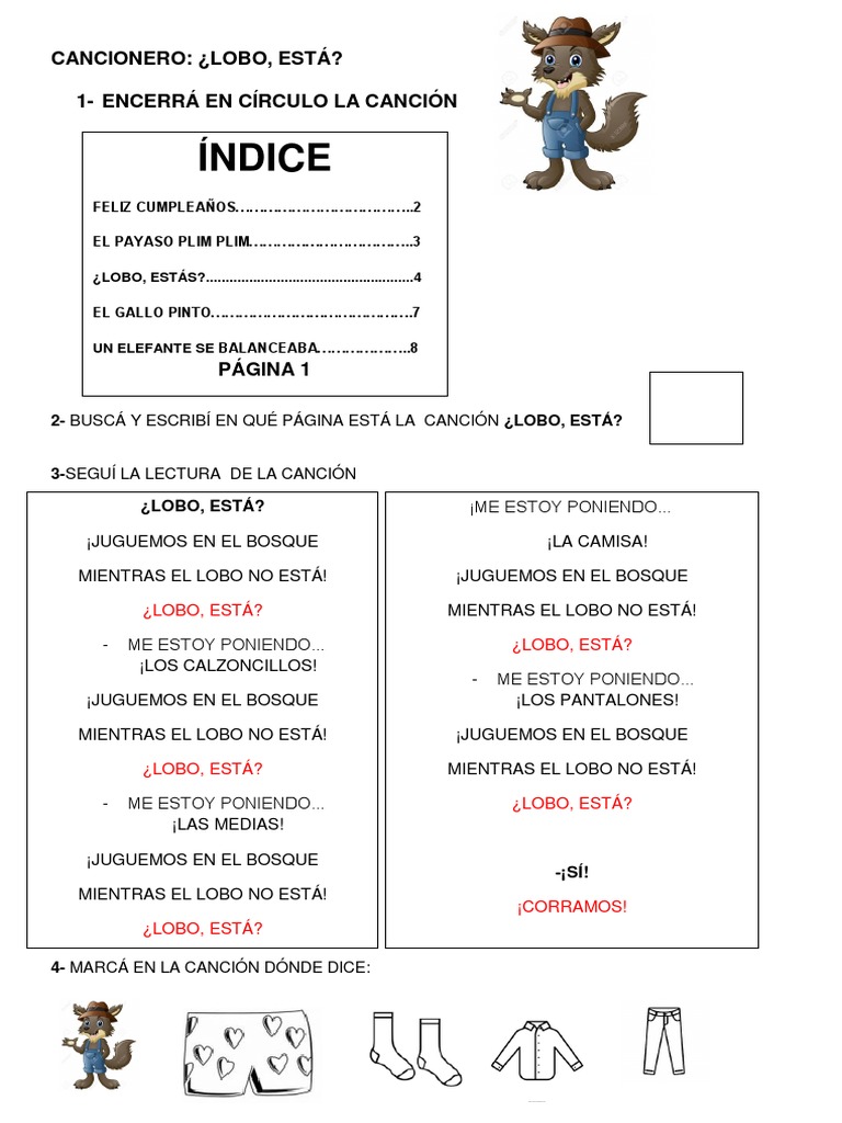 Cancionero Lobo, Está | PDF