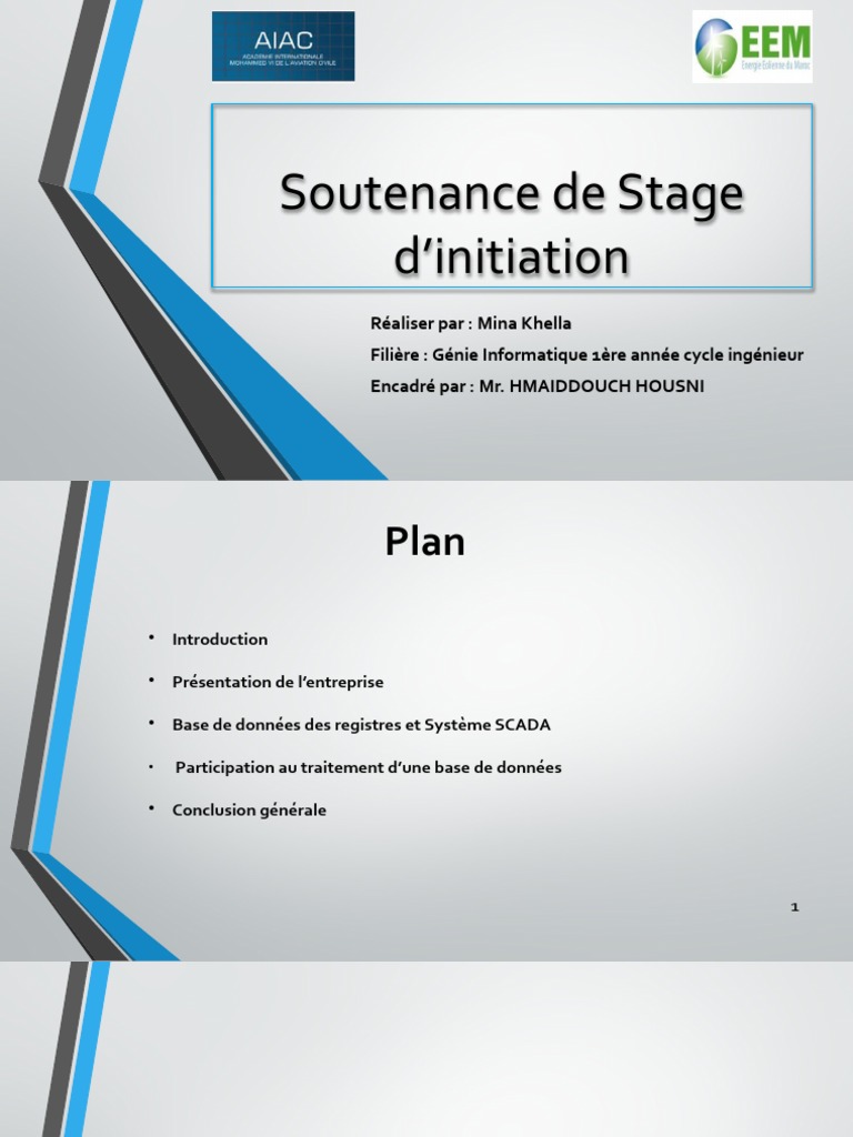Présentation Soutenance de Stage | PDF