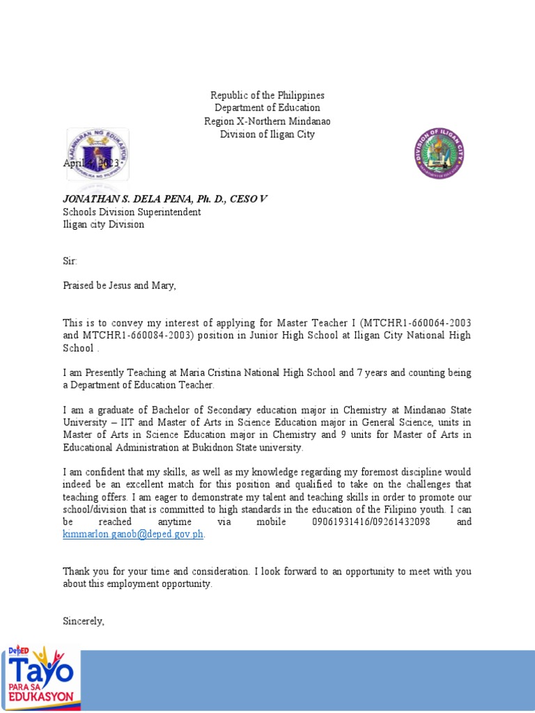 MT Letter of Intent | PDF